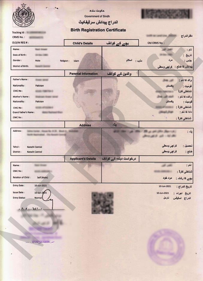 Nadra Birth Certificate Online - Birth Certificate Pakistan